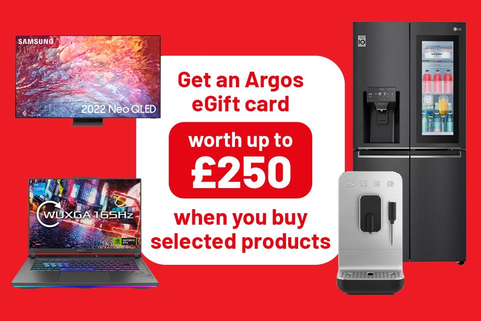 eGift Card Rewards | Argos