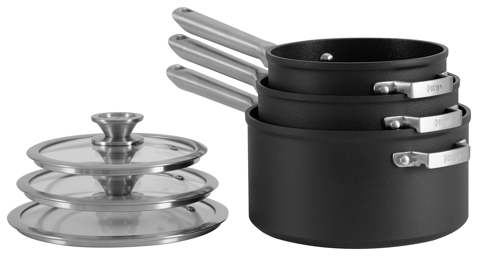 Ninja Zerostick Stackable 3 Piece Non Stick Pan Set review | 9.0 / 10
