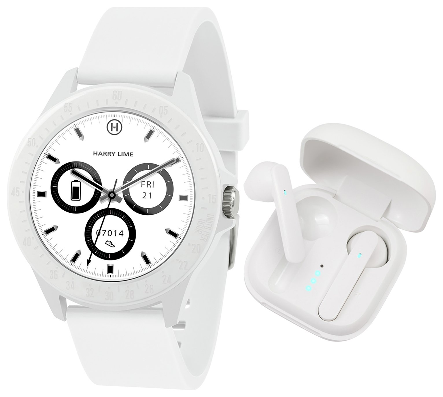 Harry Lime White Smart Watch And Ear Pod Set review | 8.4 / 10