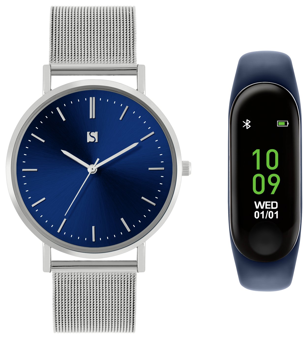 Spirit Men's Fitness Tracker/ Silver Colour Mesh Strap Watch review | 9 ...