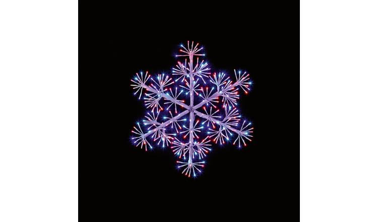 Buy Premier Decorations Multicoloured Snowflake Christmas Light ...