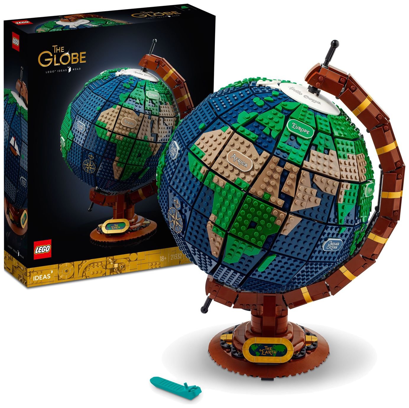 LEGO Ideas The Globe Spinning Model Set for Adults 21332 Review - Toy ...