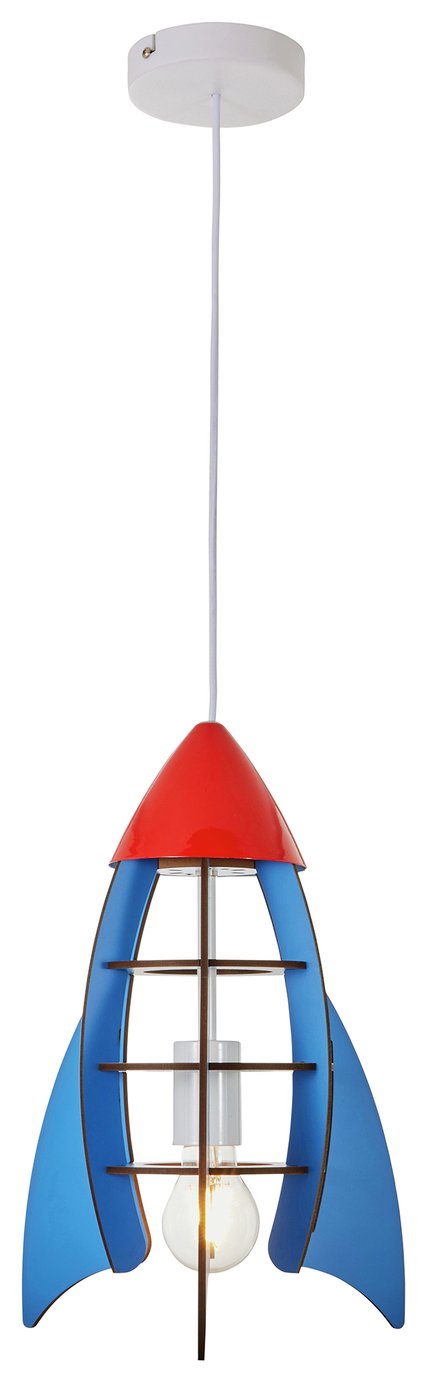 Glow Kids Rocket Ceiling Pendant Light review | 8.4 / 10