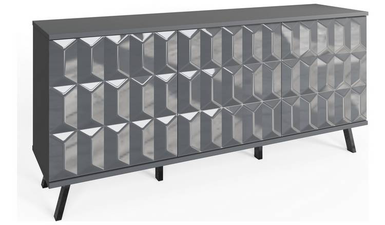 Buy Frank Olsen Elevate Smart 3 Door Sideboard - Grey | Sideboards | Argos