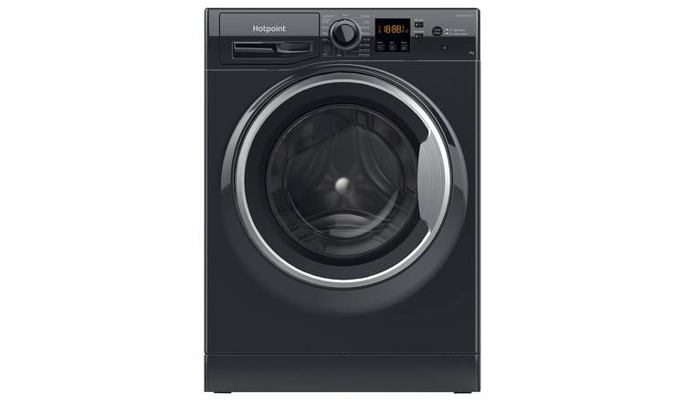 Buy Hotpoint NSWM965CUKN 9KG 1600 Spin Washing Machine - Black ...