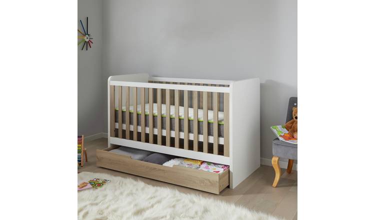 Buy Petit Pascal George Cot Bed Two Tone Cots And Cot Beds Argos ...