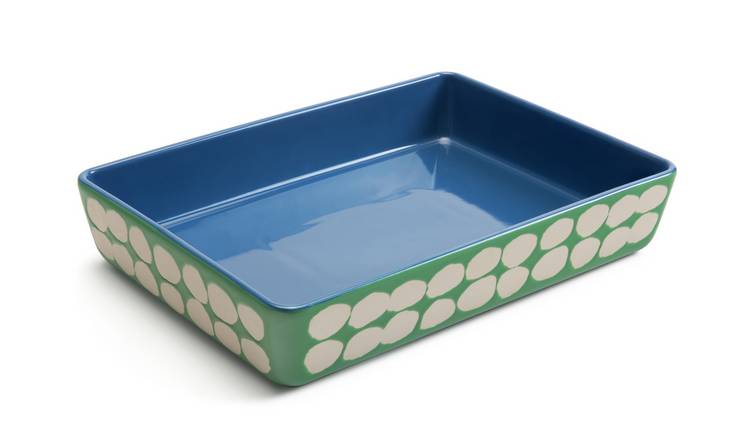 Buy Habitat Rectangular Ceramic Roaster | Roasting tins | Argos