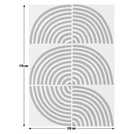 Buy Habitat Global Swirl Yellow Cotton Flatweave Rug -170X120cm | Rugs ...