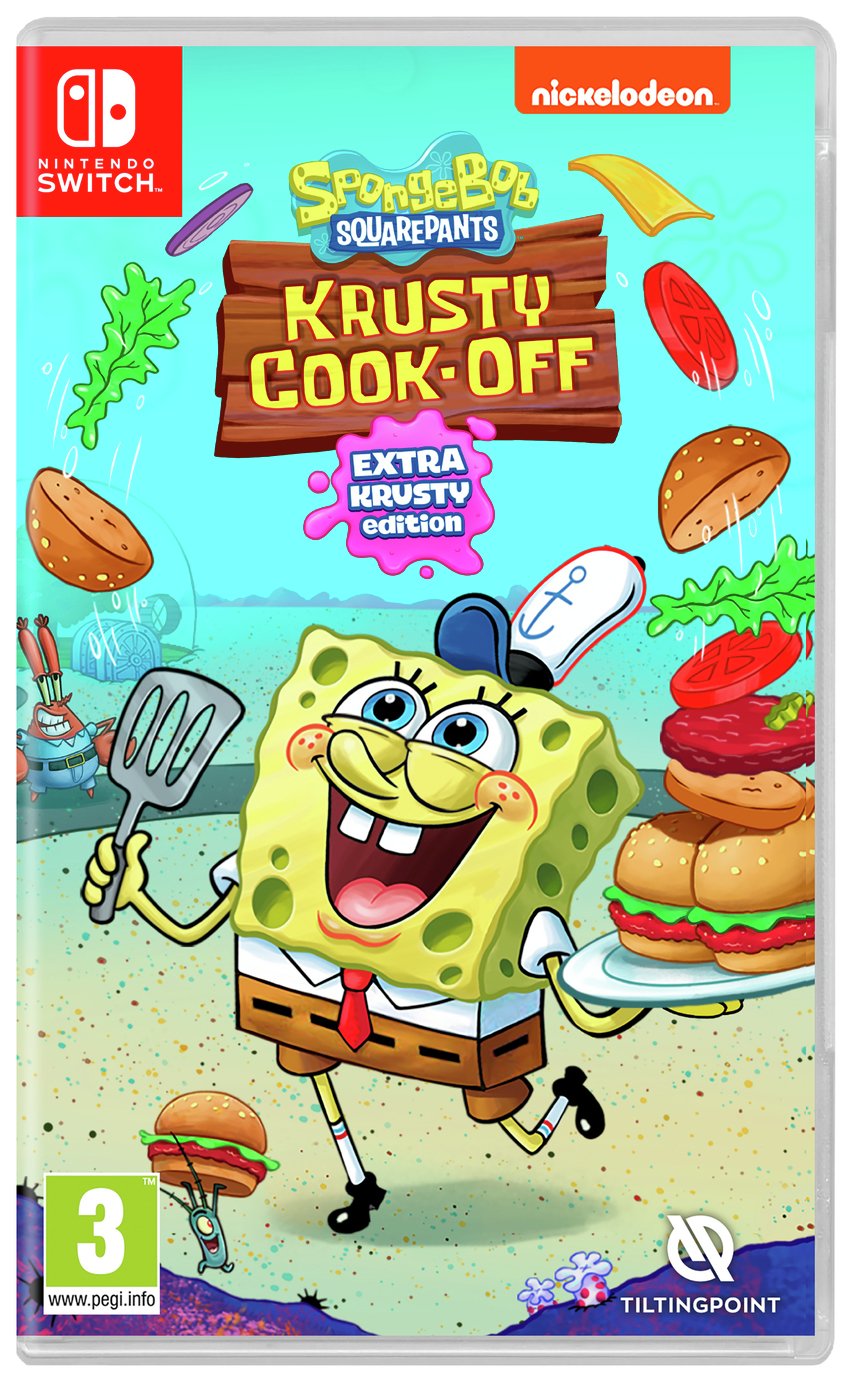 SpongeBob: Krusty Cook-Off: Extra Krusty Edition Switch Game review | 8 ...