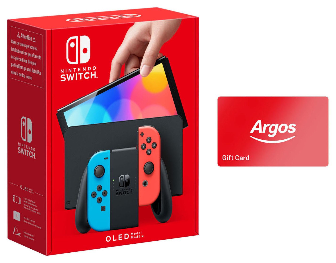 Nintendo Switch OLED Console & 20 GBP Argos Gift Card Bundle review | 8 ...