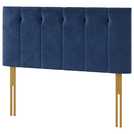 Buy Aspire Hepburn Velvet Superking Headboard - Navy | Headboards | Argos