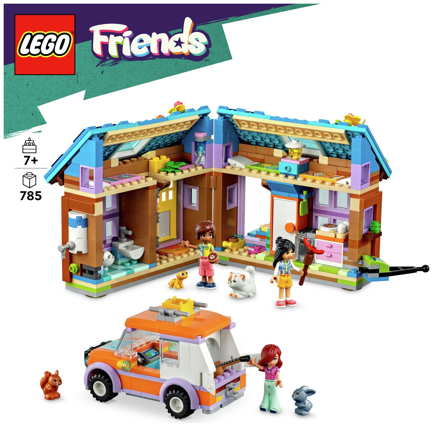 LEGO Friends Mobile Tiny House Playset with Toy Car 41735 Review - Toy ...