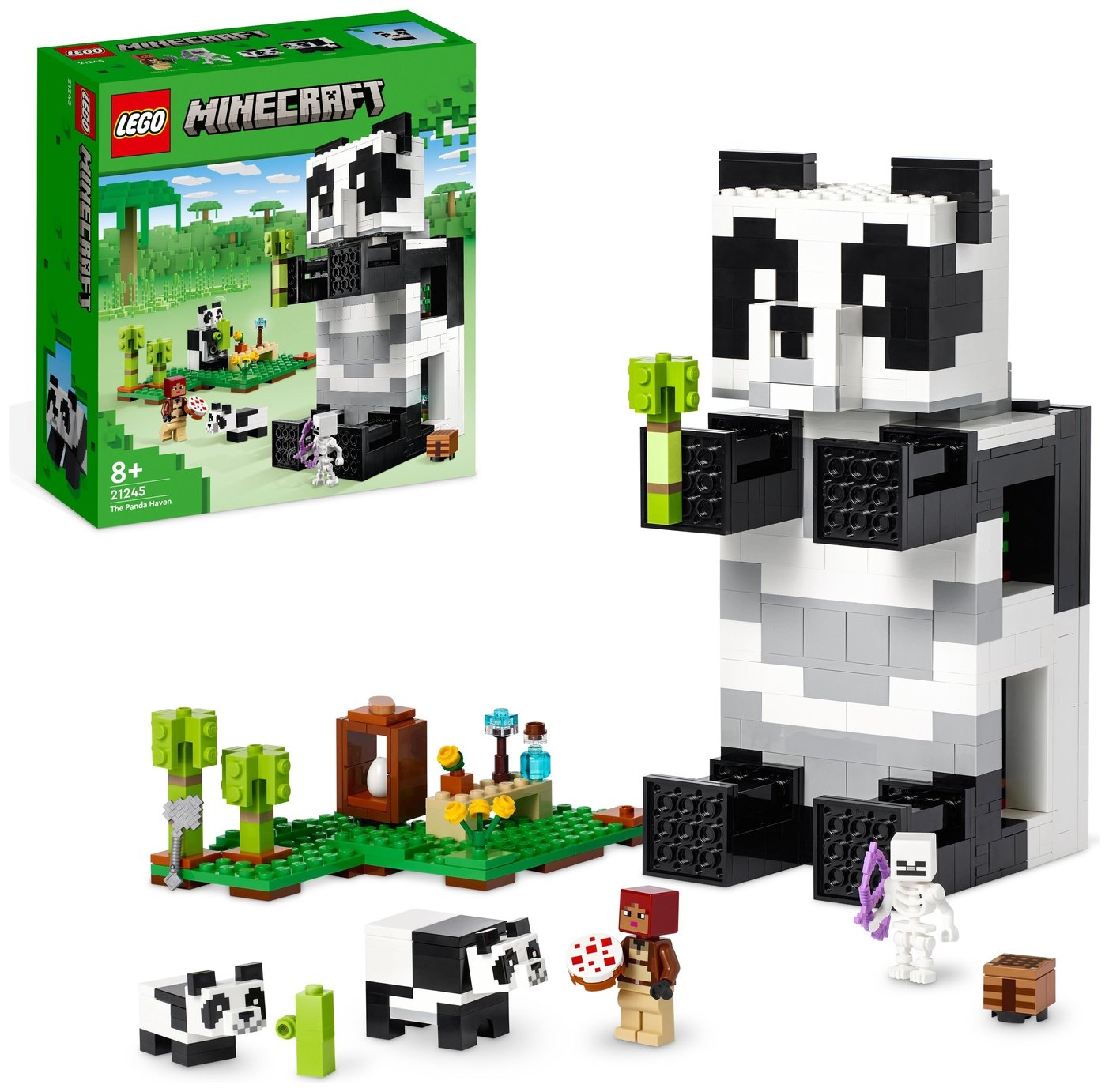LEGO Minecraft The Panda Haven Toy House with Animals 21245 review | 8. ...