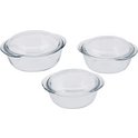 Buy Pyrex 3 Piece Clear Casserole Set | Oven and casserole dishes | Argos