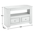 Buy Argos Home Amersham 2 Drawer Solid Wood TV Unit - Dark Pine | TV ...