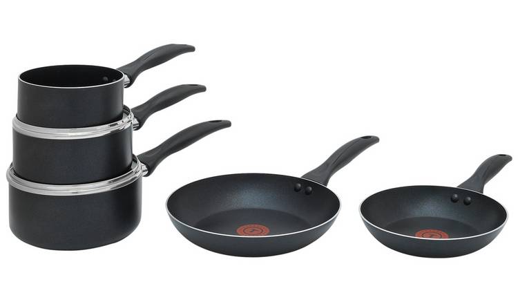 Buy Tefal Everyday 5 Piece Non Stick Aluminium Pan Set | Pan sets | Argos