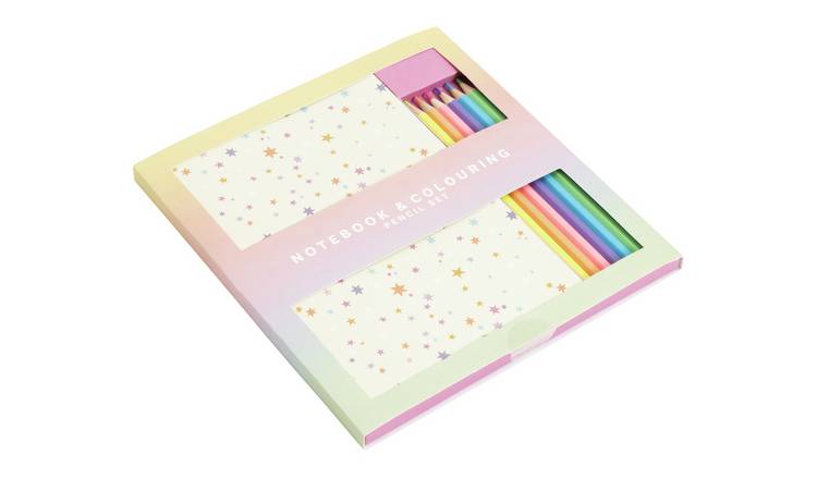 Buy Argos Home Unicorn and Dino Notebook and Pencil Set | Pen sets and ...