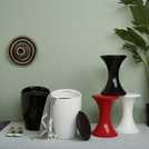 Buy Tam Tam Plastic Stool - Black | Dining chairs | Argos