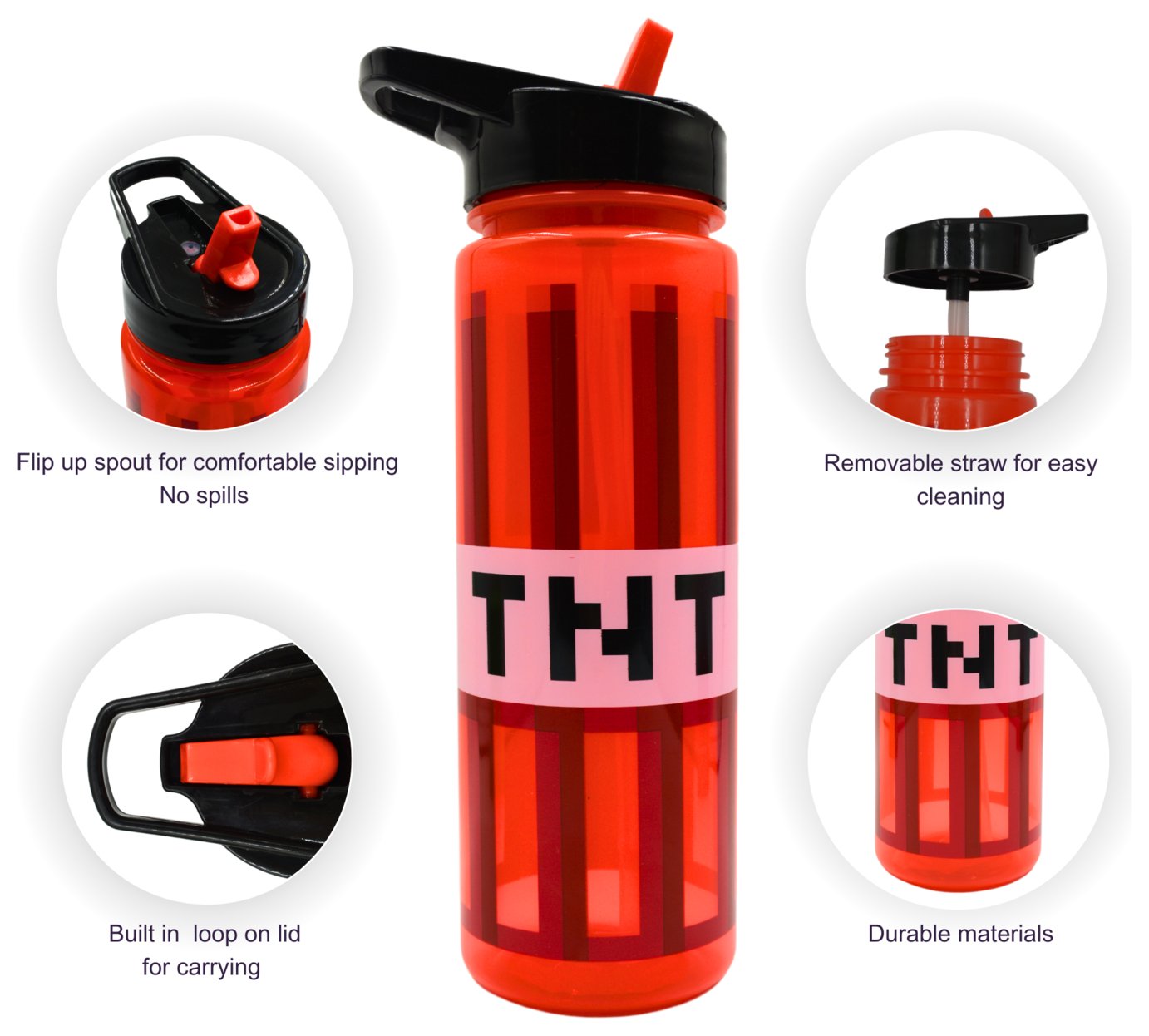 Zak Minecraft Sipper Water Bottle review | 9.1 / 10