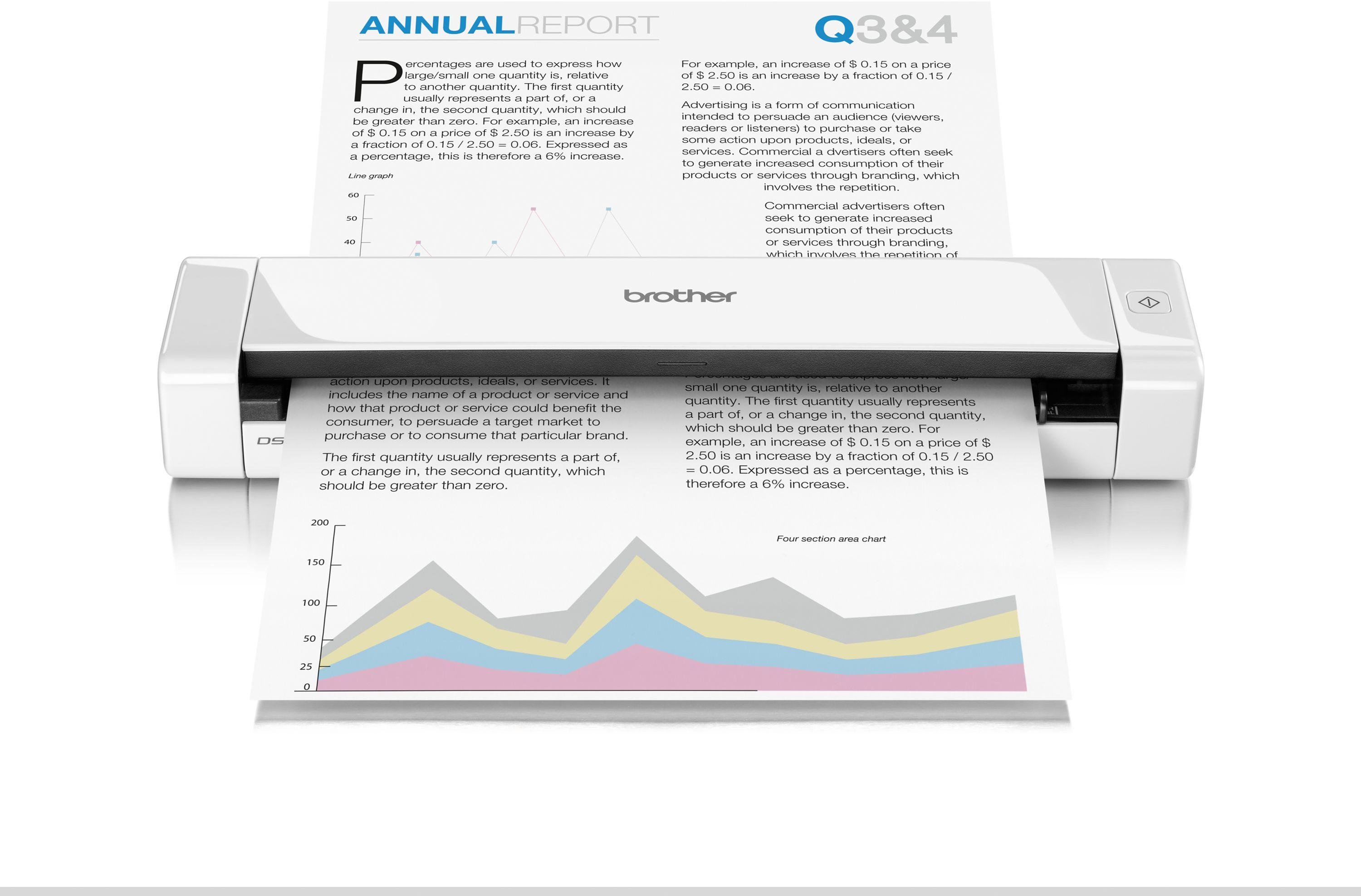 Brother DS720 2 Sided Mobile Document Scanner. Review