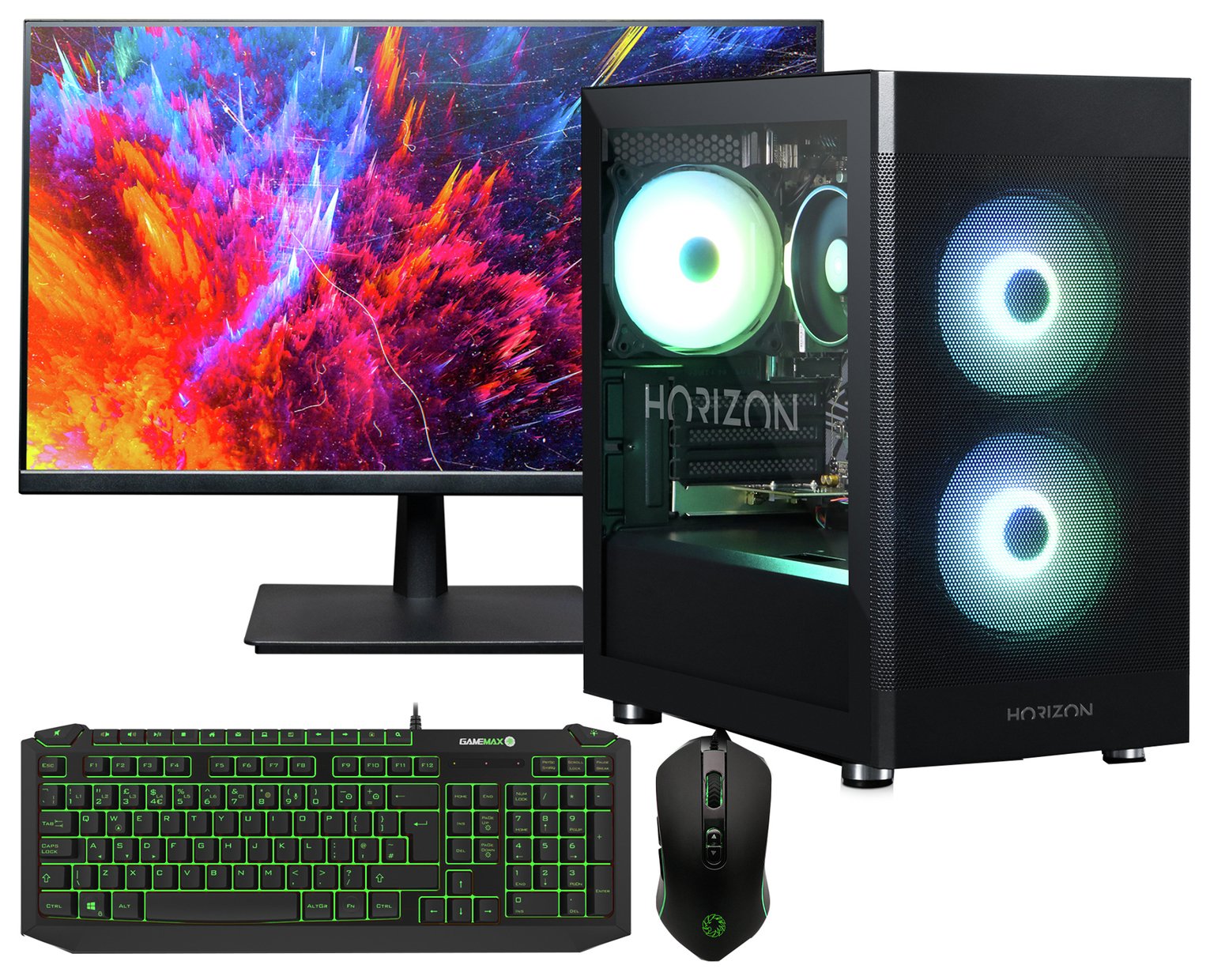 Horizon 500 R5 16GB 500GB Gaming PC & 23.8in Monitor Bundle review | 8. ...