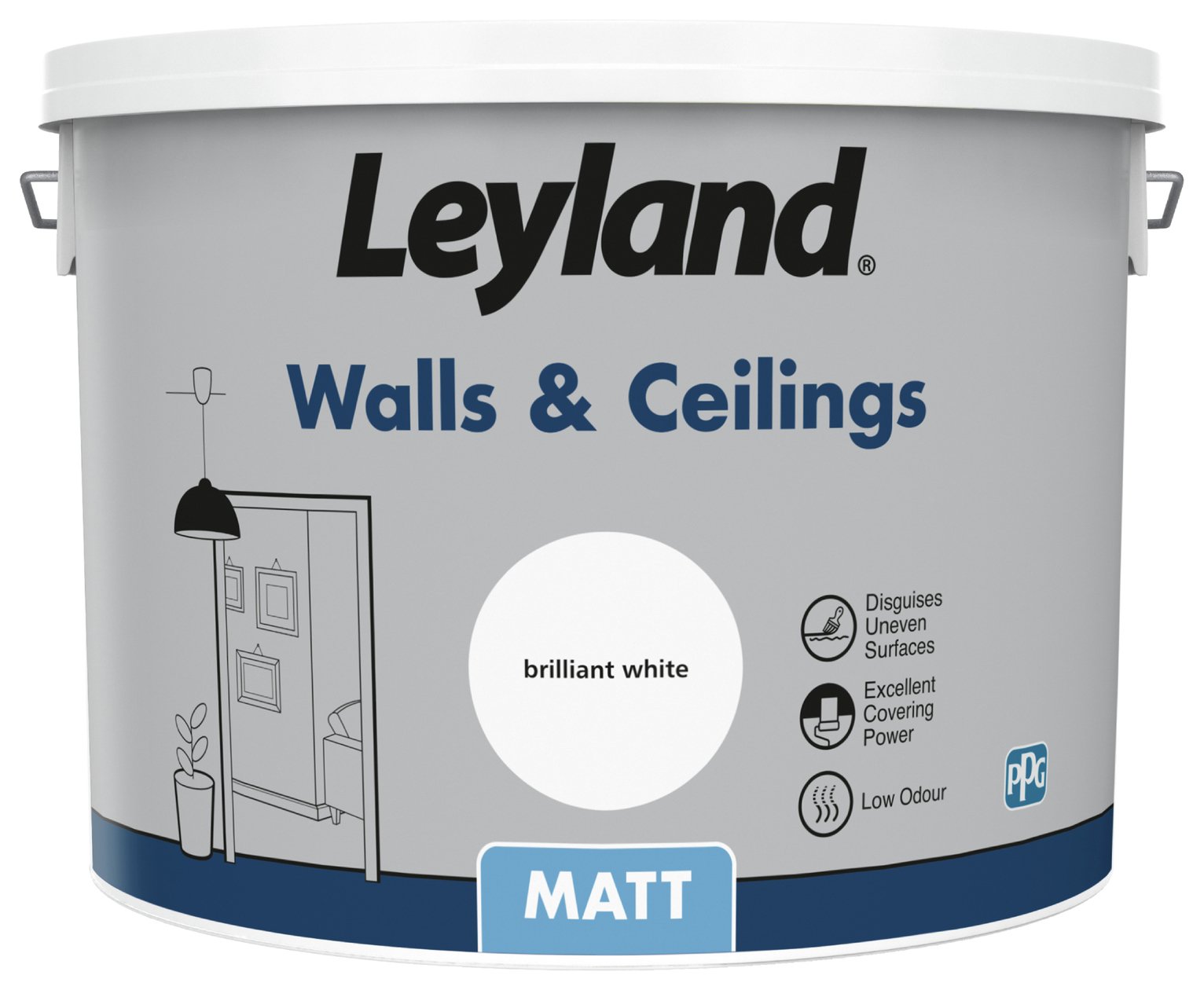 Leyland Wall Matt Emulsion Paint 10L review | 9.0 / 10