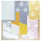 Buy Habitat Geo Block Cut Pile Rug - 120x170cm - Mustard | Rugs | Argos