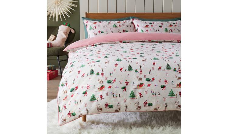 Buy Argos Home The Night Before Christmas Bedding Set - Toddler | Duvet ...