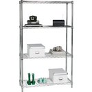 Buy Argos Home Heavy Duty 4 Tier Metal Shelving Unit - Chrome ...