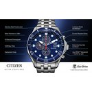 Buy Citizen Eco-Drive Men's Stainless Steel Chronograph Watch | Men's ...