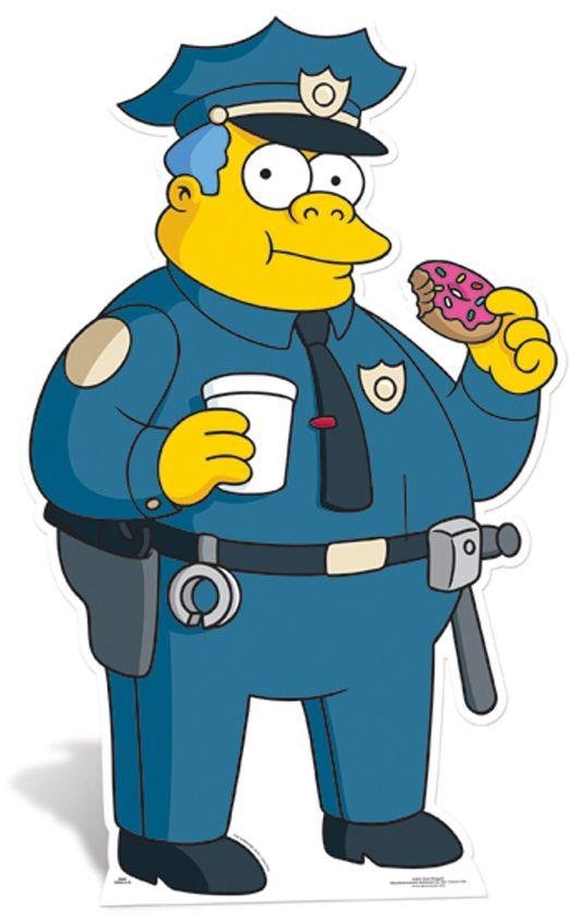 Buy The Simpsons Police Chief Wiggum Life-Sized Cutout at Argos.co.uk ...