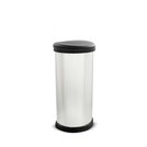 Buy Curver 40 Litre Deco Touch Top Kitchen Bin - Silver | Kitchen bins ...