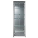 Buy Argos Home 2 Door Glass Display Cabinet - Silver | Display cabinets ...