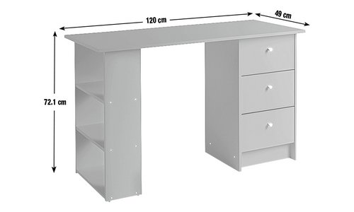 Argos white office desk store