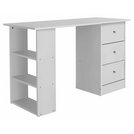 Buy Argos Home Malibu 3 Drawer Office Desk - White | Desks | Argos