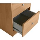 Buy Argos Home Malibu 3 Drawer Office Desk - Oak Effect | Desks | Argos