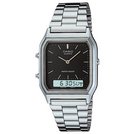 Buy Casio Silver Stainless Steel Bracelet Dual Time Watch | Womens ...