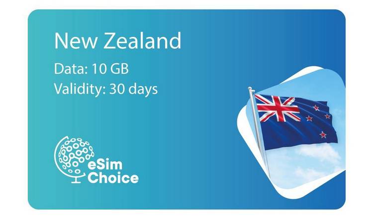 Buy XeSIM New Zealand 10GB 30 Days | SIM cards | Argos