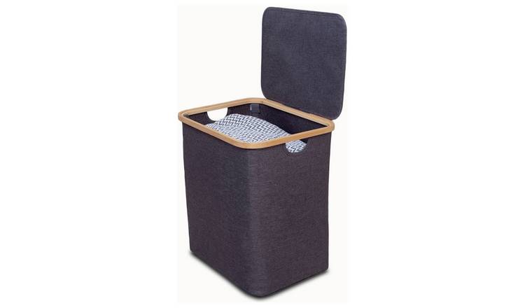 Buy Addis Single Bamboo Laundry Container - Grey | Laundry baskets | Argos