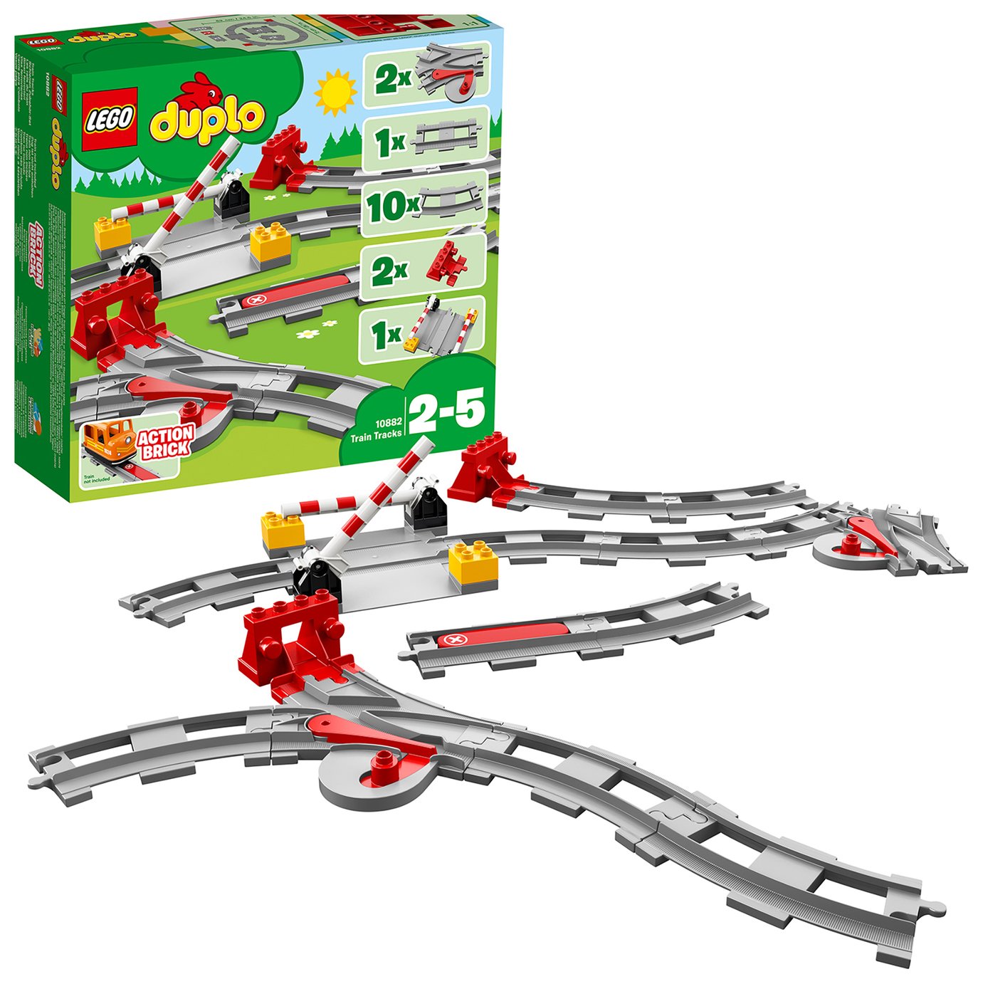 LEGO DUPLO Town Train Tracks Building Set 10882 Review - Toy Reviews