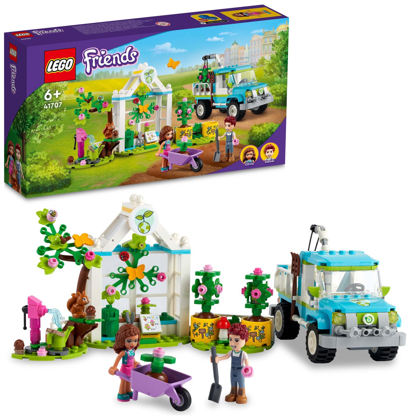 LEGO Friends Tree-Planting Vehicle Toy Car with Olivia 41707 review | 8 ...