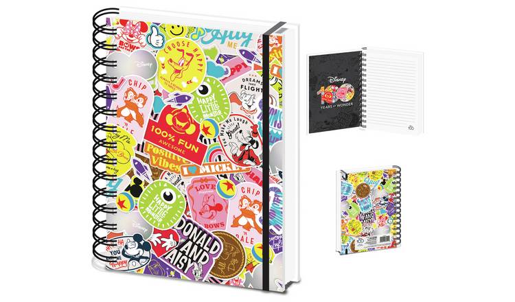 Buy Disney 100 A5 80 Ruled Notebook | Pen sets and stationery | Argos