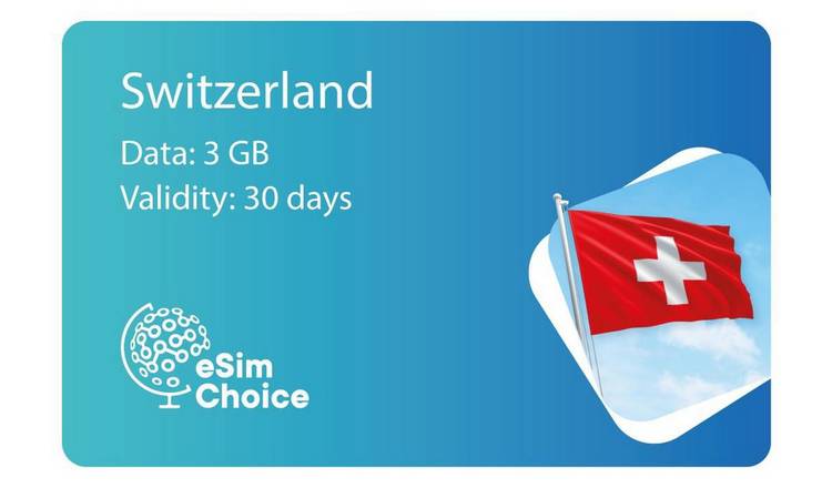 Buy XeSIM Switzerland 3GB 30 Days | SIM cards | Argos