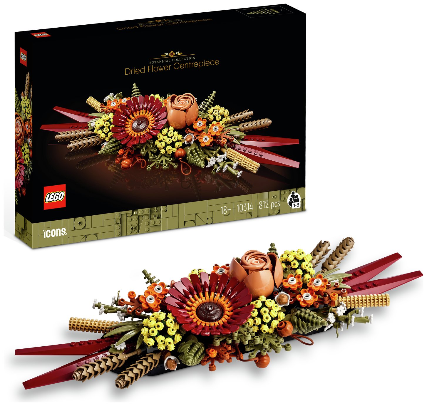 LEGO Icons Dried Flower Centrepiece Set for Adults 10314 review | 8.9 / 10