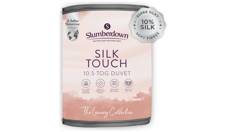 Buy Slumberdown Silk Touch 10.5 Tog Duvet - Single | Duvets | Argos