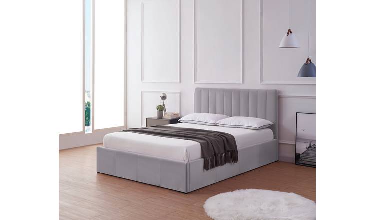 Habitat Pandora Small Double Ottoman Bed Frame Grey By