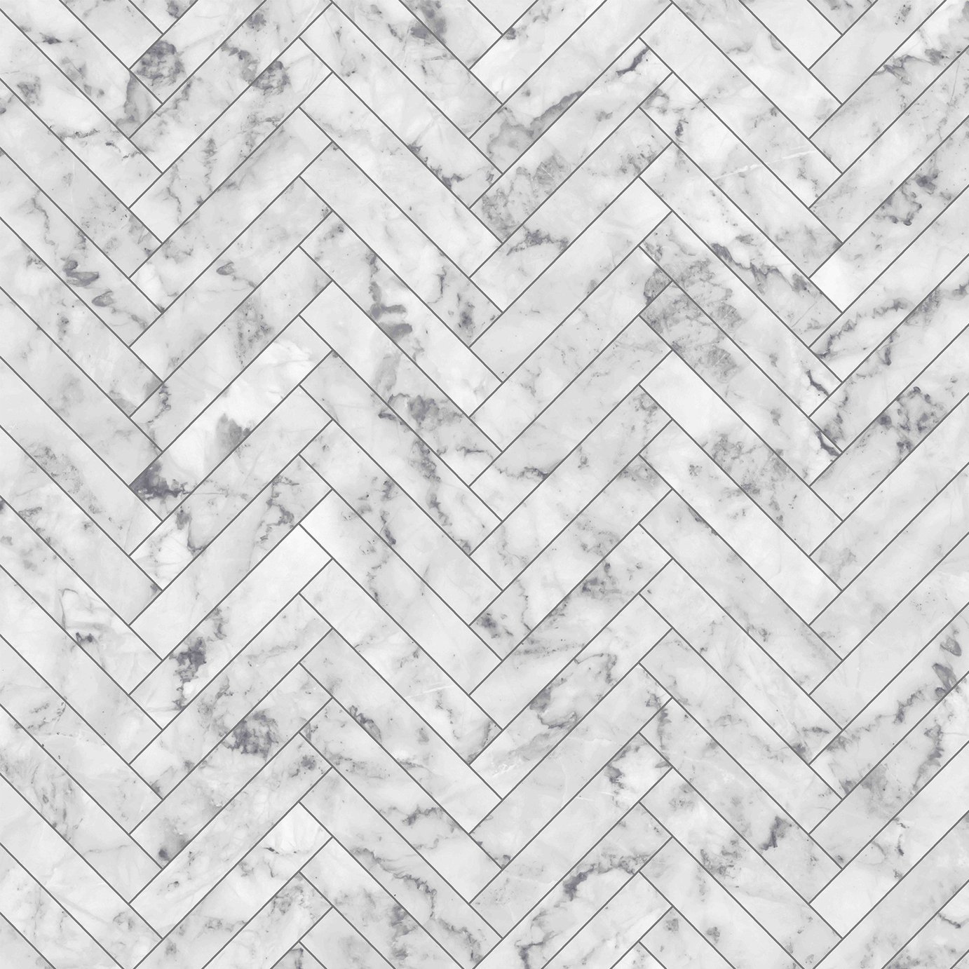 Contour Marble Chevron White Wallpaper review | 9.1 / 10
