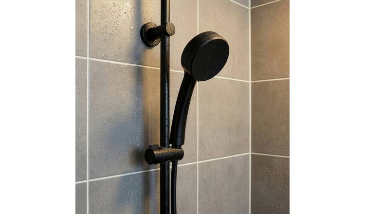 Buy Croydex Presion 1 Function Shower Head - Black | Shower heads | Argos