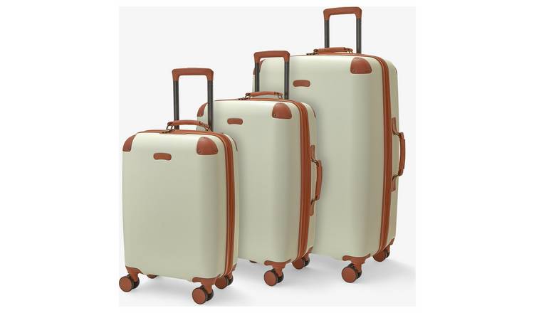 Buy Rock Carnaby Cabin Hard Case - Cream | Suitcases | Argos