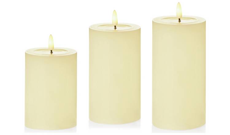 Buy Premier Decorations Cream LED Candle Christmas Decoration ...